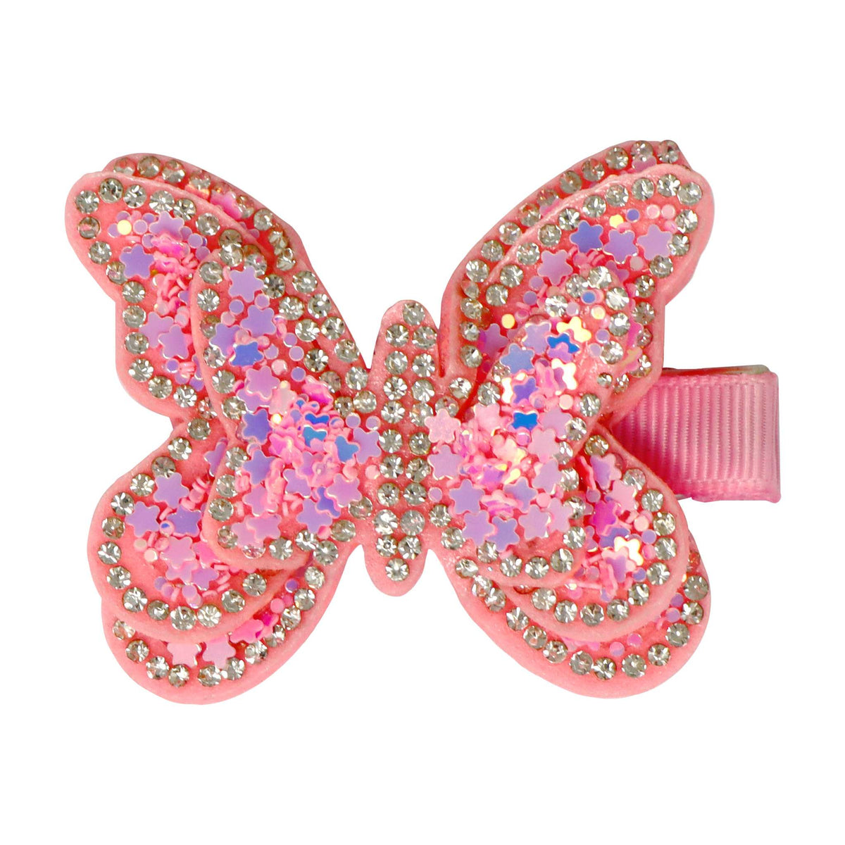 Sparkling Butterfly Hair Clip – Pink Poppy B2C USA