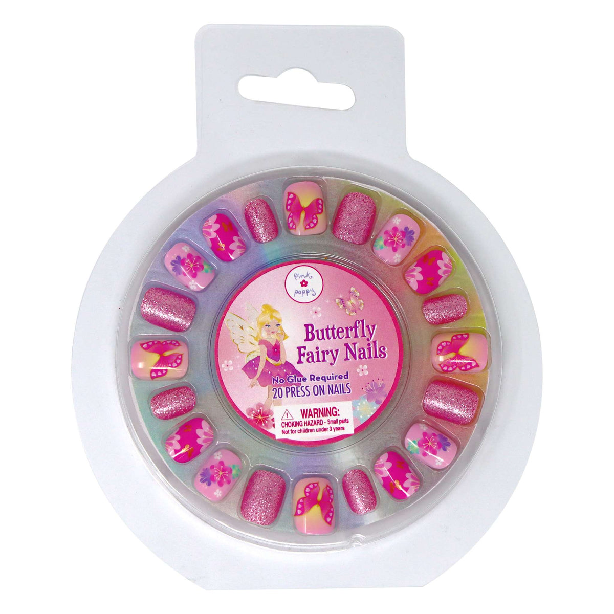 Fairy Butterfly Friends Press On Nails – Pink Poppy B2C USA