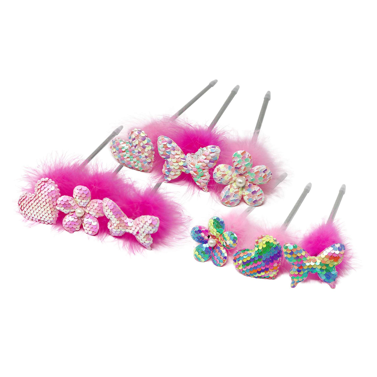 Fluffy Assorted Sequin Pens – Pink Poppy B2C USA
